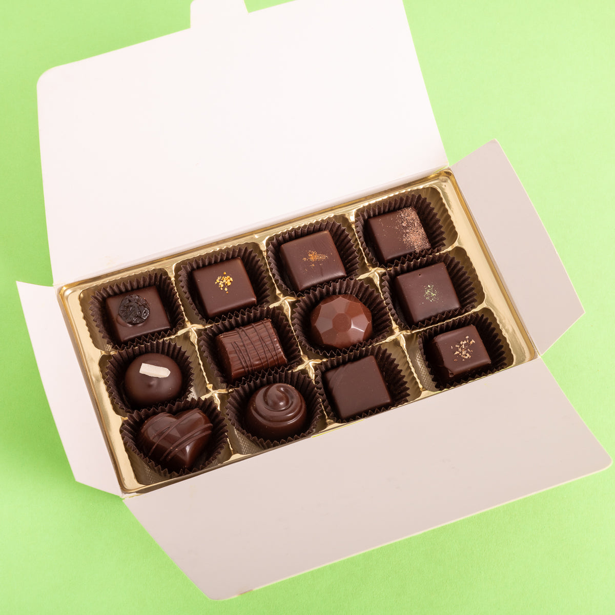 12 pc | Truffles & Honey Caramels - Grocer's Daughter Chocolate