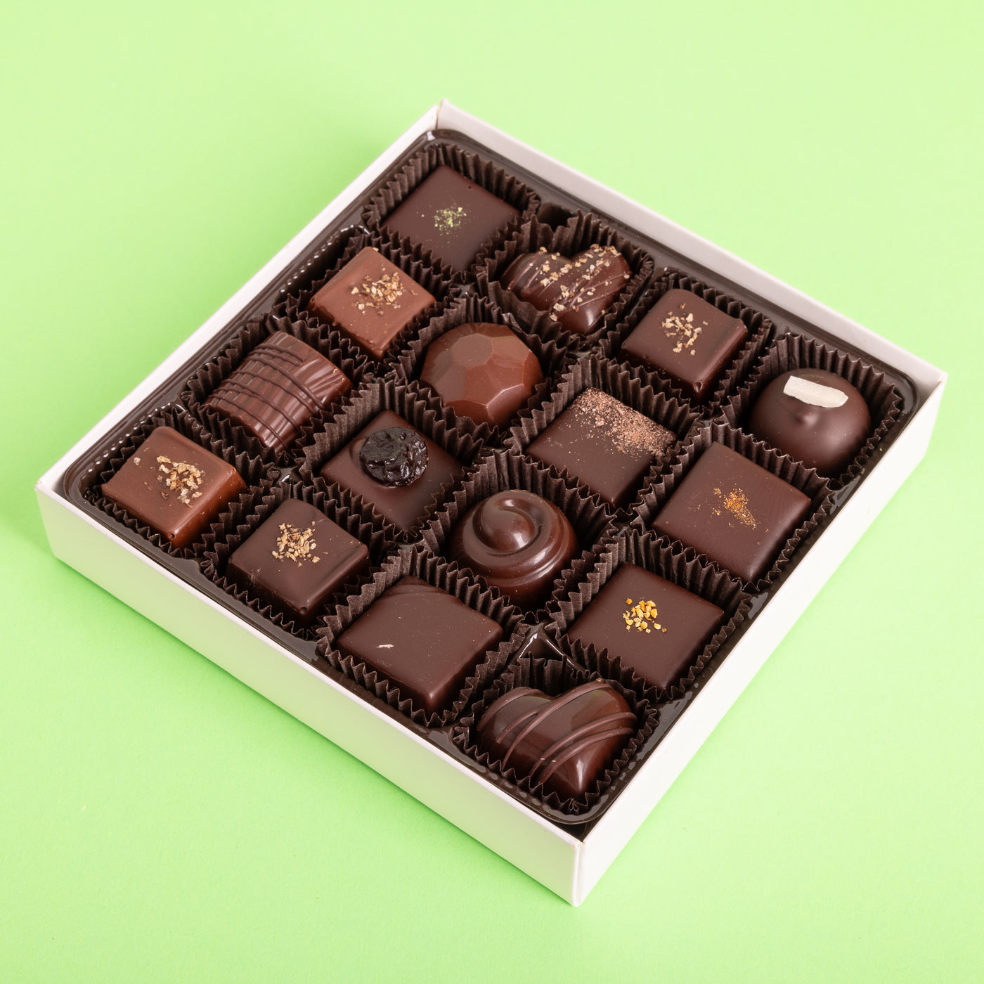 16 pc | Truffle and Honey Caramels - Grocer's Daughter Chocolate