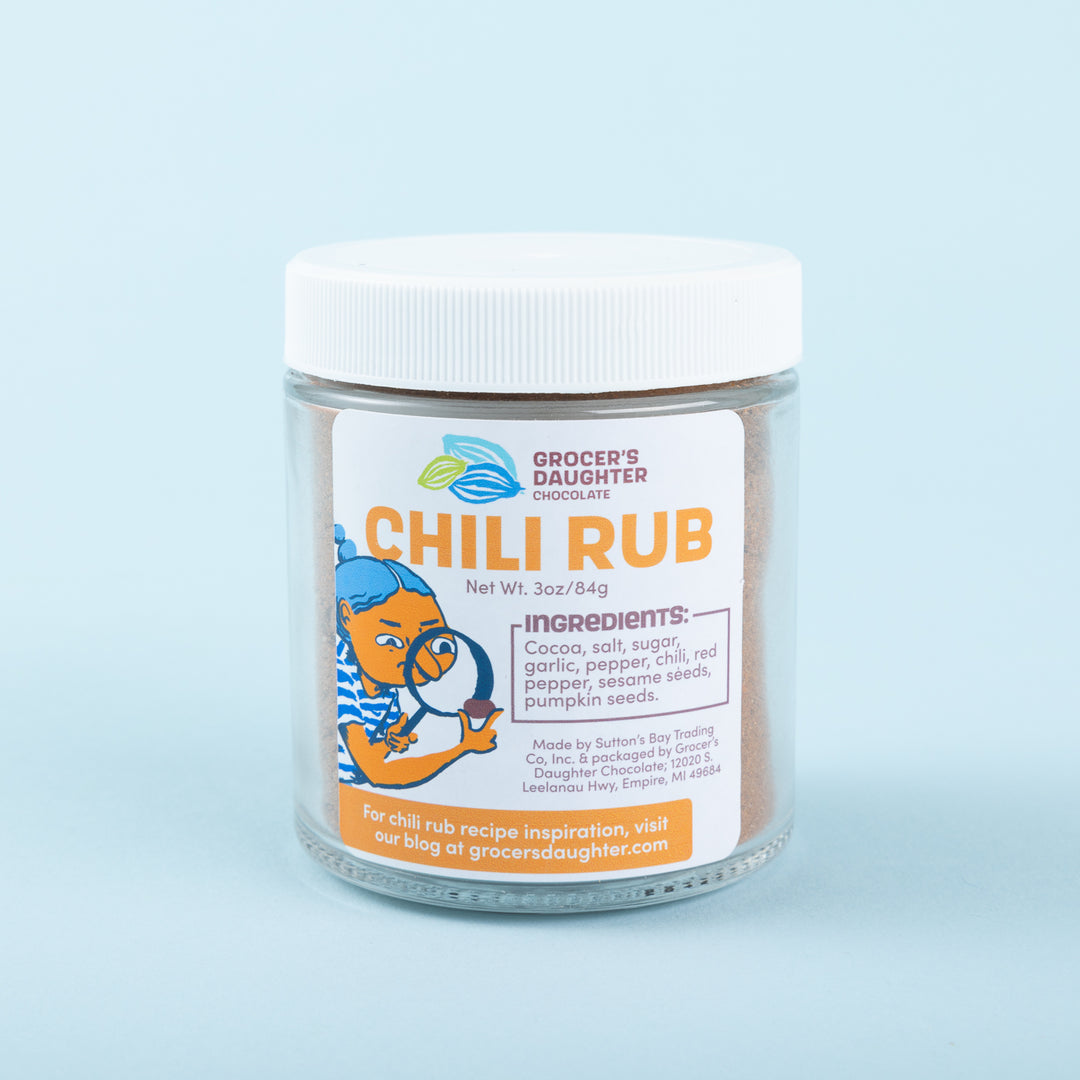 Chocolate Chili Rub – Grocer's Daughter Chocolate