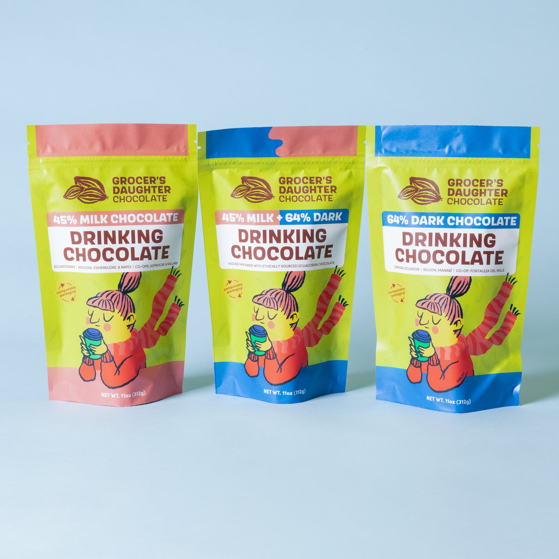 Hot Drinking Chocolate Mix | Hand Crafted Chocolate – Grocer's Daughter ...
